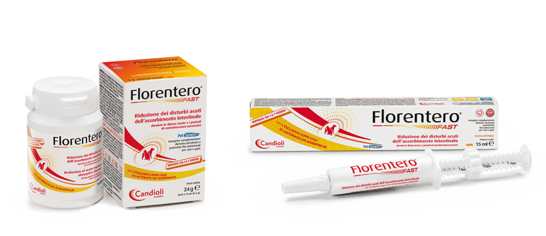 Florentero Fast - mangime complementare contro la diarrea di cane e gatto